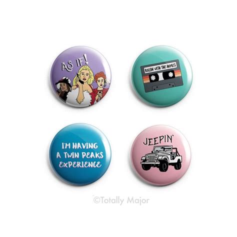 Pinback Button Set Etsy