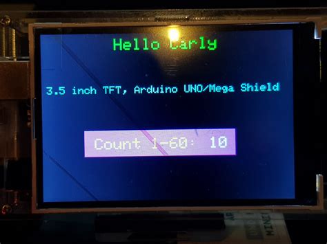Arduino Mega 2560 And 35inch Tft Display Displays Arduino Forum