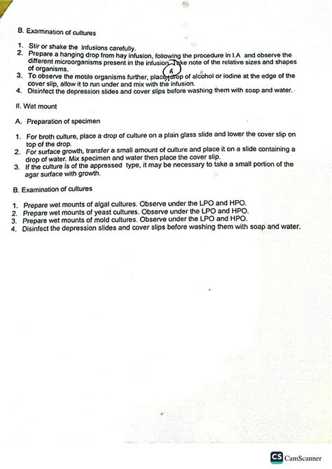 SOLUTION Microbiology Laboratory Activity Observation Of Living Microorganisms Studypool