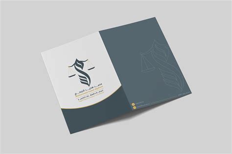 تصميم شعار وهوية محامي Behance