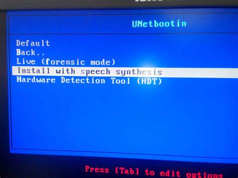 install linux from usb device or boot into live mode using unetbootin
