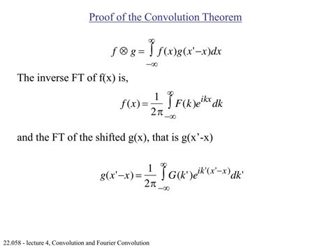Ppt Convolution Fourier Convolution Powerpoint Presentation Free