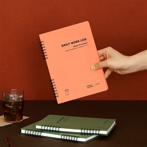 아이코닉디자인 데일리 A5 업무일지 4colors 작업 노트 스터디플래너 체크리스트 타임테이블 만년 다이어리 메모장 스프링 연습장 학생 직장인 학교 학원 회사 프리랜서 하드커버