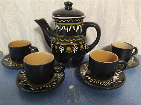 Кофейный керамический сервиз — ціна 575 грн у каталозі Чайні сервізи Купити товари для дому та