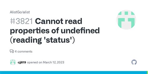 Cannot Read Properties Of Undefined Reading Status · Issue 3821
