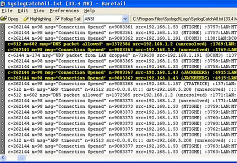 Monitor Log Files In Real Time With Baretail Windows Only