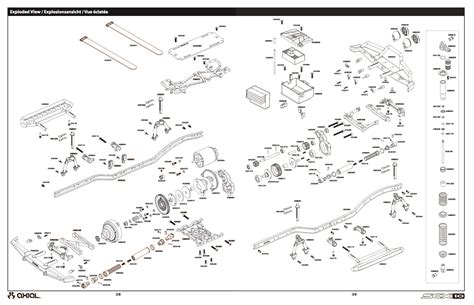 Exploded View Axial Scx10 110 Deadbolt 4wd Rtr Chassis Astra