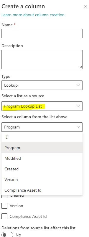 lookup list columns not showing up in the source column choices microsoft community hub