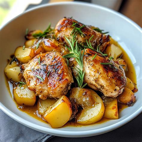 Rosemary Apple Cider Chicken Recipe
