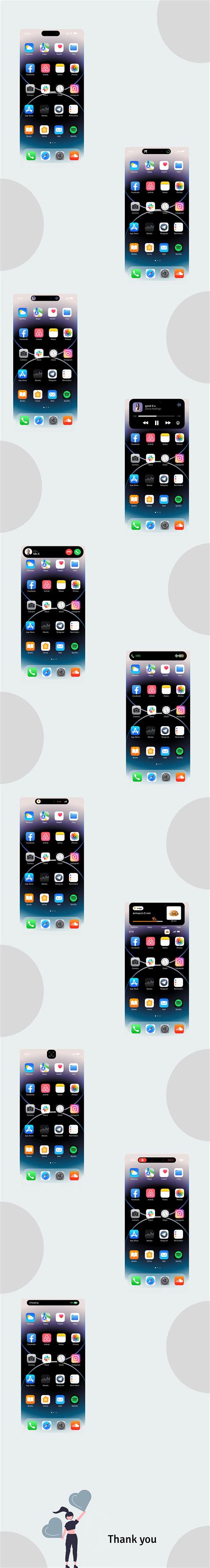 Iphone 14 Pro Dynamic Island On Behance
