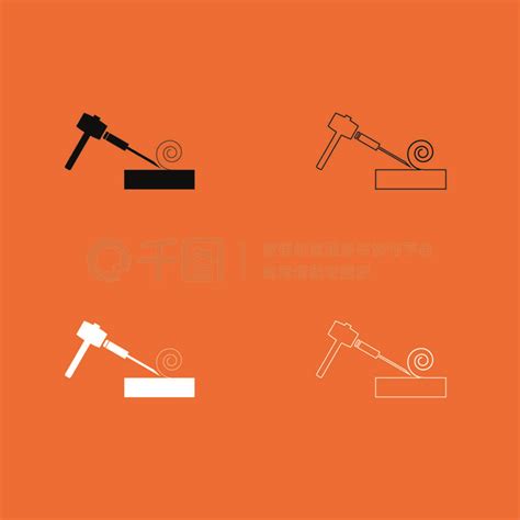 锤子免抠元素 锤子和木工设置图标。 素材免费下载 1000像素 Eps格式 编号43175091 千图网