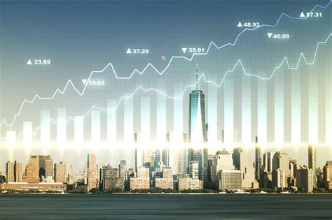 맨해튼 사무실 건물 배경 은행 및 회계 개념에 대한 가상 추상 적 재무 다이어그램의 다중 노출 0명에 대한 스톡 사진 및 기타 이미지 Istock