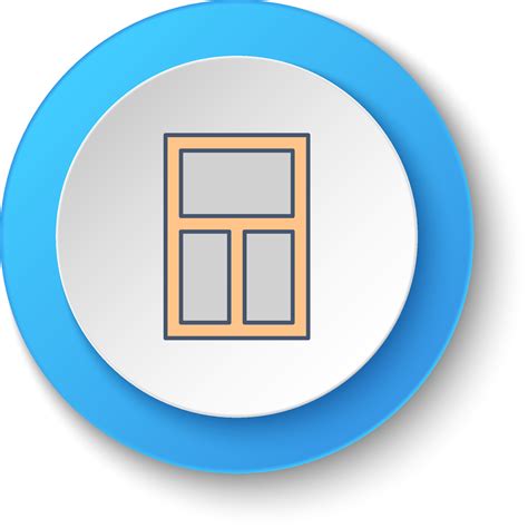 Round Button For Web Icon Building Window Button Banner Round Badge