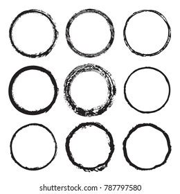 Vector Round Border Design Element Stock Vector Royalty Free Shutterstock