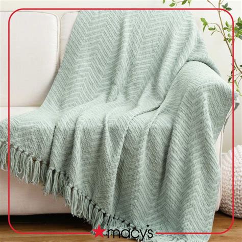 Battilo Classic Textured Woven Micro Chenille Throw 50 Green Throw Blanket Sofa Throw Sofa