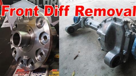 Nissan Titan Front Diff Removal Youtube
