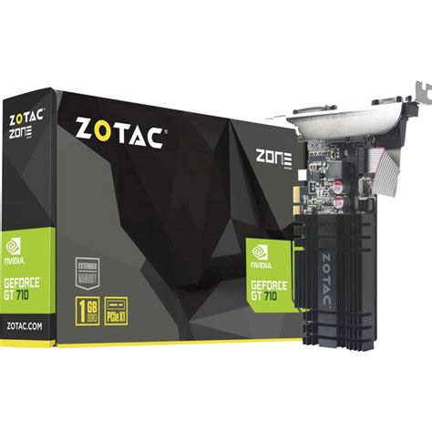 Zotac Grafikkarte Nvidia GeForce GT710 1 GB DDR3-RAM PCIe x1 HDMI®, DVI ...