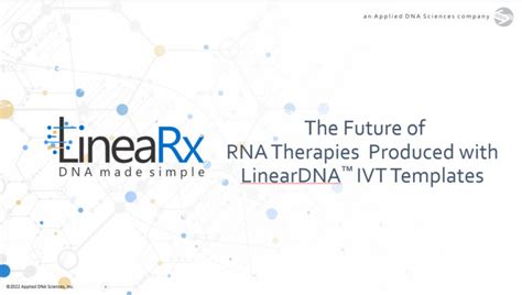 The Future Of RNA Therapies Produced With LinearDNA IVT Templates LineaRx
