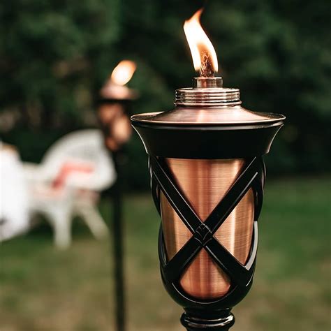 Copper Tiki Torches