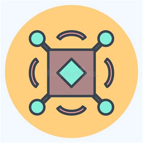 Icon Sensors Suitable For Data Analytics Symbol Color Mate Style