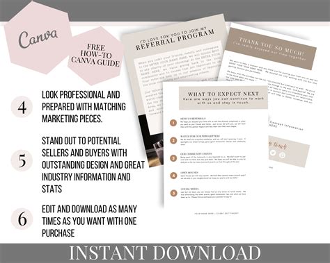 Real Estate Client EXIT Packet Real Estate Template Canva Etsy