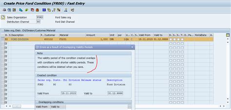 solved result of overlapping validity periods sap community