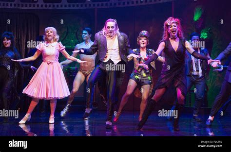 London Uk 15 September 2015 Cast Performing The Time Warp The Rocky