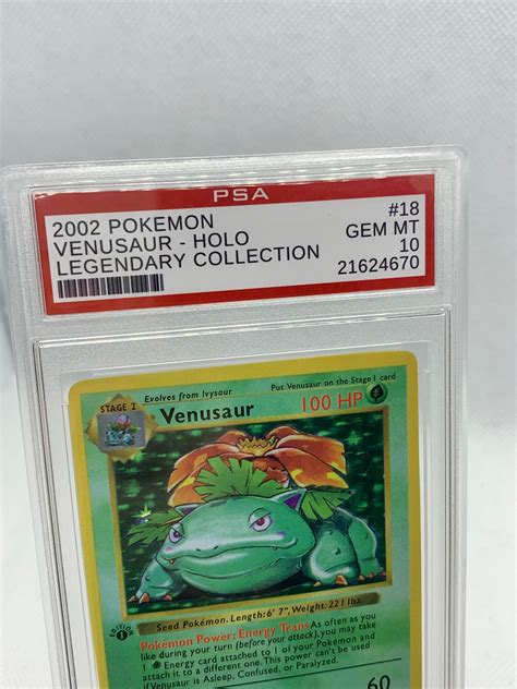 Graded Card Label Template