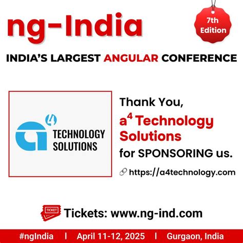 Ngindia Angular Javascript Typescript Developercommunity A4 Technology Solutions Inc