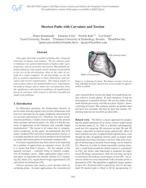 Pdf Shortest Paths With Curvature And Torsionshortest Paths With Curvature And Torsion