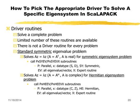 Ppt Matrix Eigensystem Tutorial For Parallel Computation Powerpoint