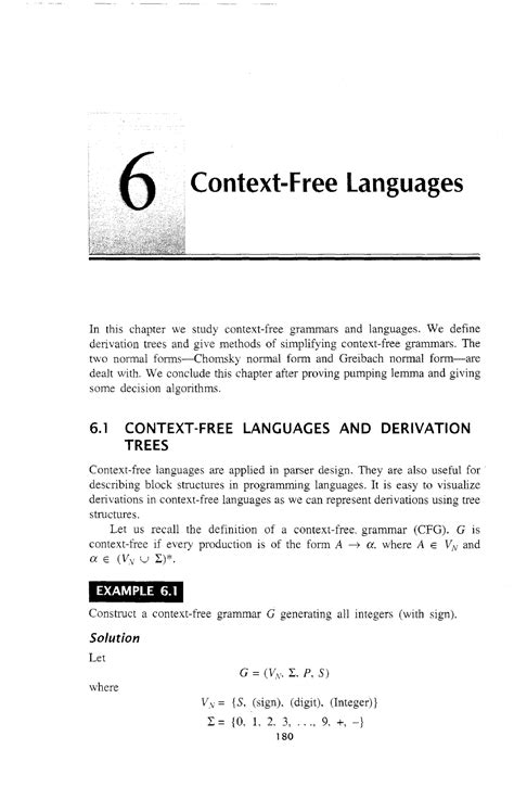 CSE Unit Lecture Notes Context Free Languages In This Chapterwe Study Studocu