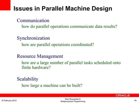 Multiprocessor Architecture And Programming Ppt