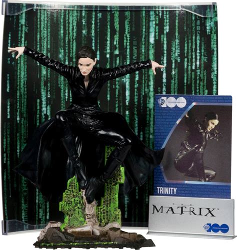 Mcfarlane Toys 6 Posed Figure Trinity The Matrix Movie Maniacs 14014