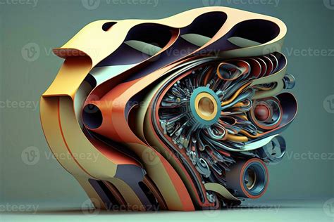Abstract Concept Of A Search Engine Database Population Illustration