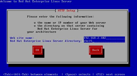 Performing An RHEL Network Installation Techotopia