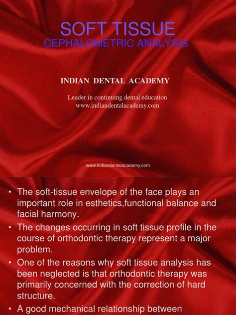 Soft Tissus Ceph Analysis Orthodontic Courses By Indian Dental