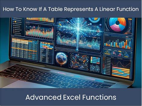 Understanding Mathematical Functions How To Know If A Table Represent Excel