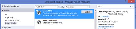 Javascript Logging In Aspnet Mvc Jsnlog And Elmah A Day With Net