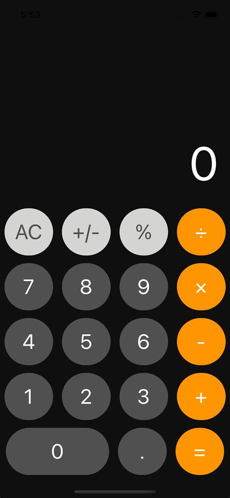 Github Gleblubeckiios Calculator Iphone Calculator Clone