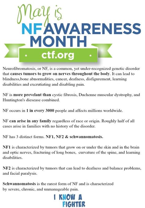 May Is Nf Awareness Month Plus My Nf Story Disease Awareness Awareness Month Genetic Disorders