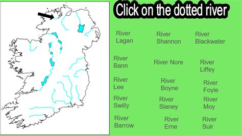 Mash 5th 6th Class Rivers Of Ireland Interactive Sese Game