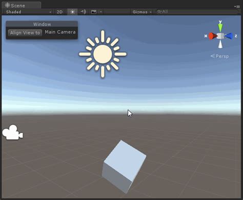 【unityエディター拡張】align View To Selected を Sceneビューから実行するボタンを作ってみた Unity