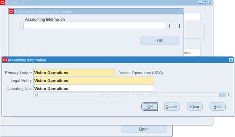 Oracle Inventory Defining Organization Learn Oracle