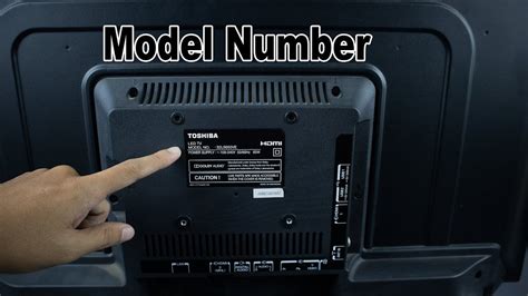 How To Find Toshiba Tv Model Number Youtube