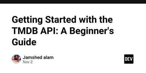 codingcat dev on linkedin getting started with the tmdb api a