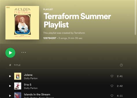 Create A Spotify Playlist With Terraform Terraform Hashicorp Developer