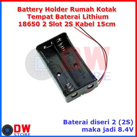 Jual Battery Holder Tempat Kotak Case Baterai V X X Shopee Indonesia