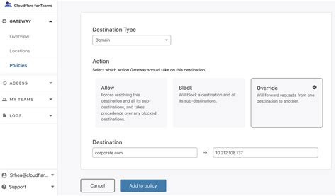 Resolve Internal Hostnames With Cloudflare For Teams