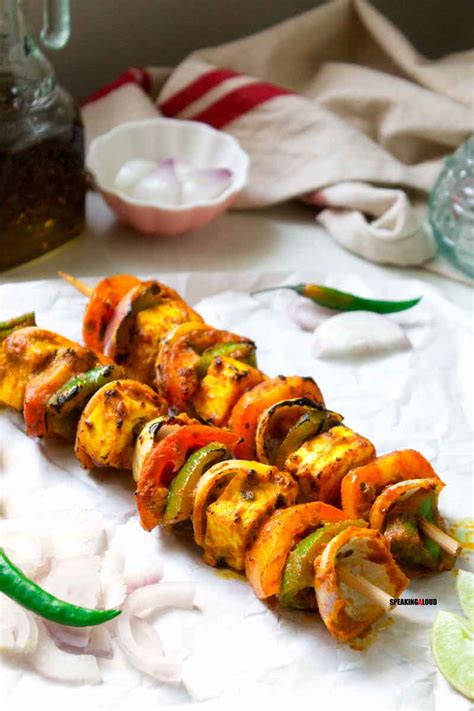 Grilled Tandoori Paneer Tikka Recipe Easy Paneer Recipes